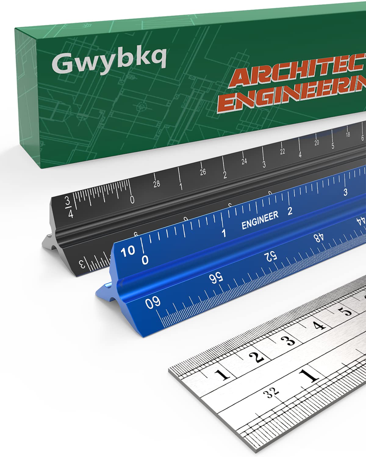 Mua Architect Scale Ruler and Engineering Scale Ruler Set with Standard ...