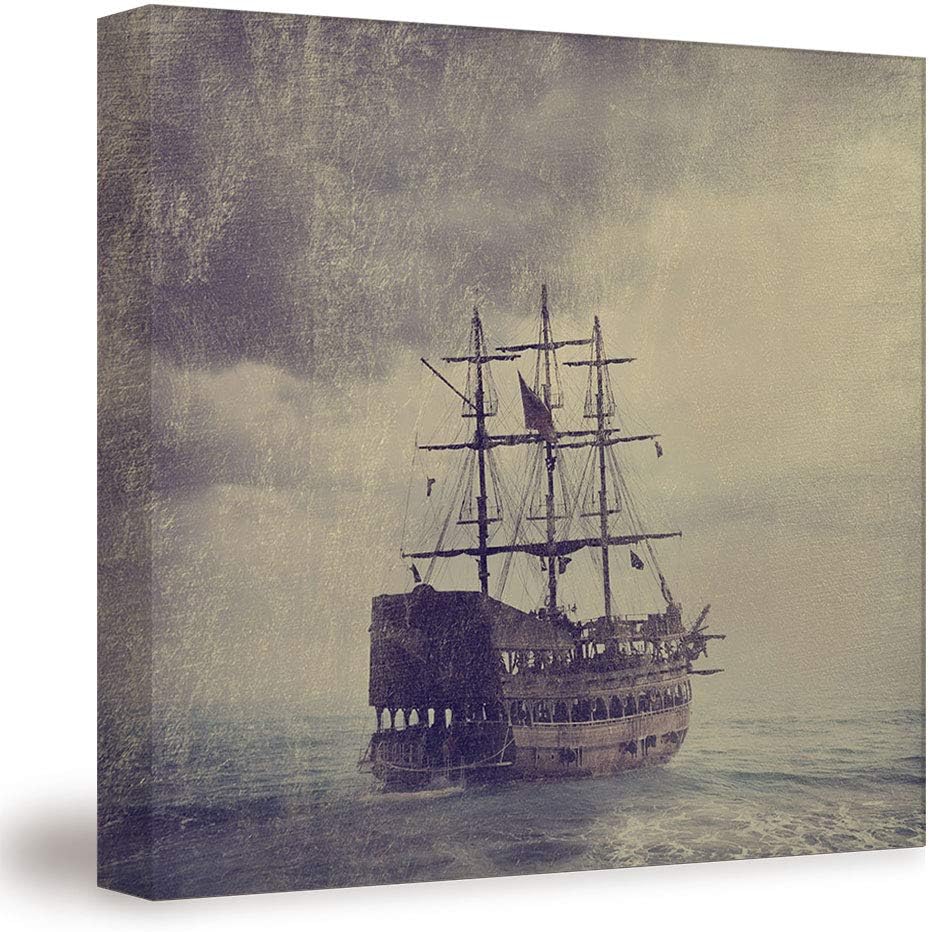 Amazon SUPNON Old Pirate Ship Canvas Wall Art Mordern Home amazon-supnon-old-pirate-ship-canvas-wall-art-mordern-home