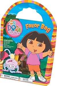 Amazon.com: Designware Dora The Explorer & Friends Favor Boxes (Pack of ...