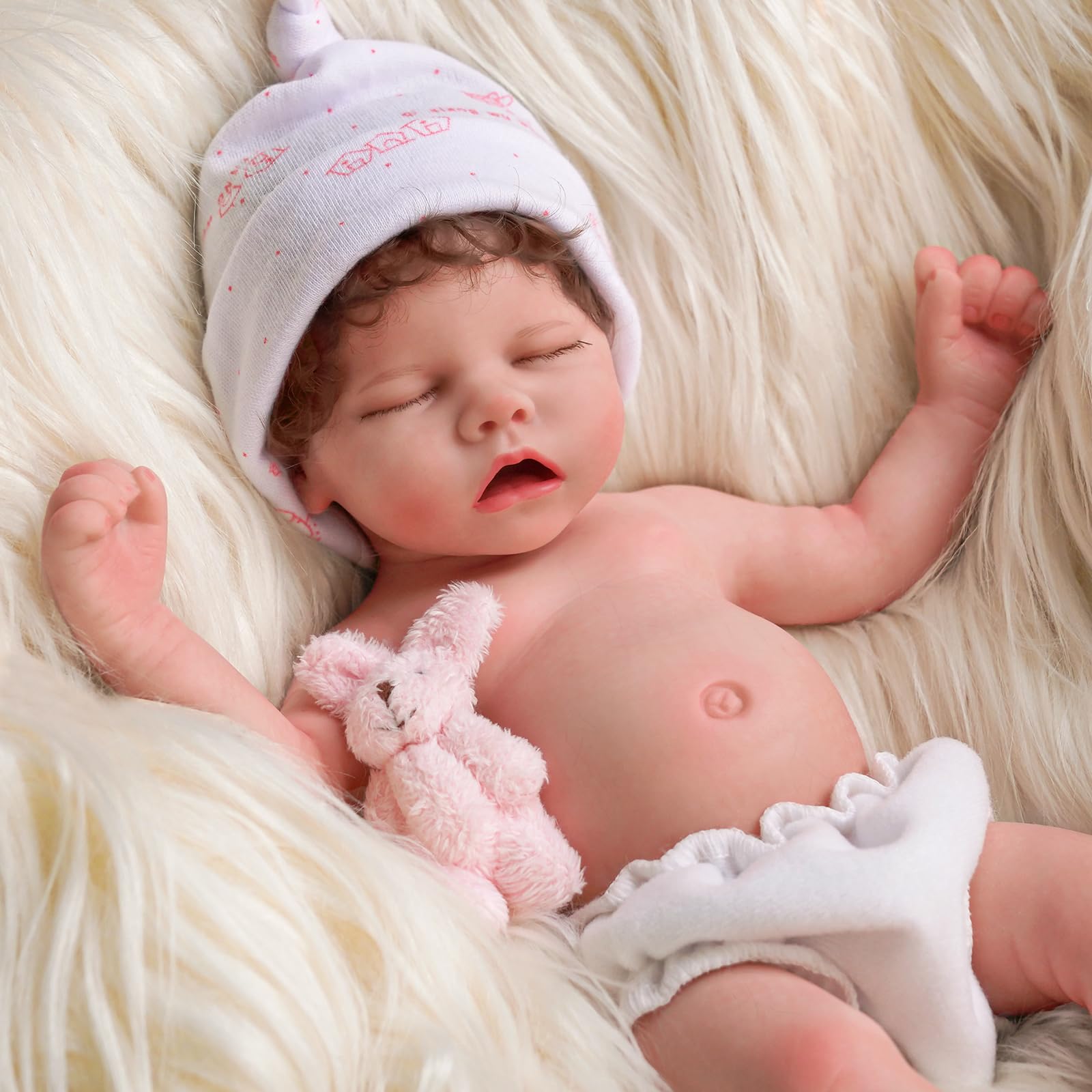 BABESIDE Lifelike Reborn Baby Dolls Girl - 12-Inch Realistic-Newborn ...