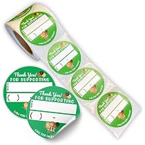 Girl Scout Cookie Thank You Stickers Girl Scout Thank You Stickers