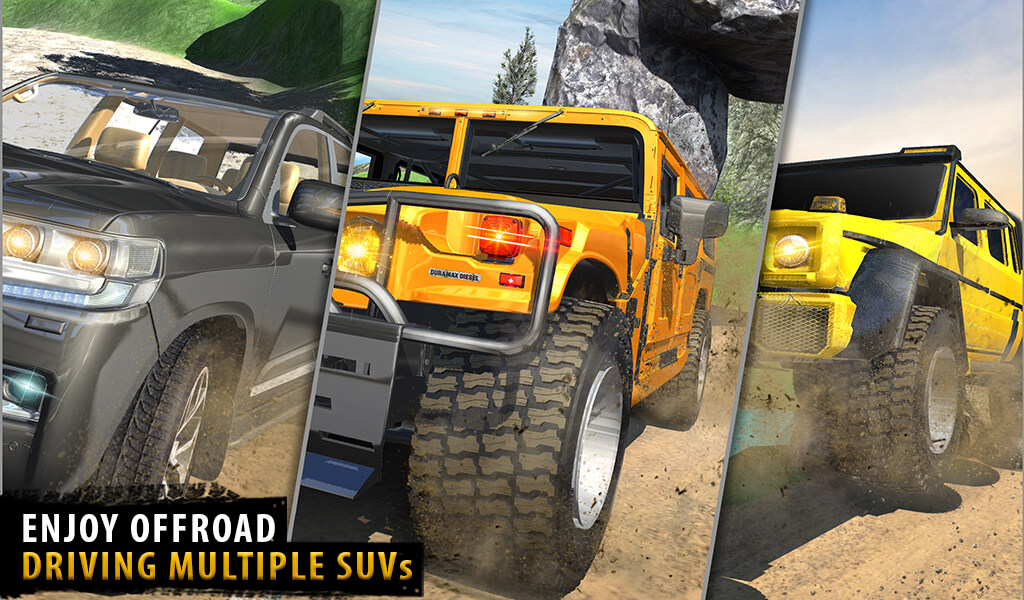 4X4 Offroad Mountain Driving 4 Wheel SUV Jeep Games Simulator:Amazon.in ...