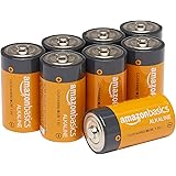 Amazon.com: Amazon Basics 4-Pack C Cell Alkaline All-Purpose Batteries ...