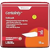Amazon.com: Walgreens Certainty Women's Overnight Bladder Control Pads ...