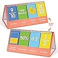 Auchq Fraction Manipulatives Flip Chart, Decimal Fraction Chart for ...