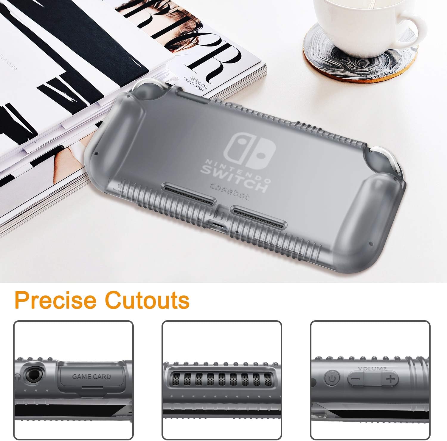 For Nintendo Switch Lite 2019 Anti-Slip Protective Case Cover Ergonomic ...