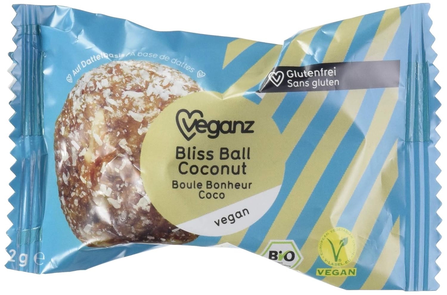 Veganz BIO Bliss Ball Coconut glutenfrei, 42 g: Amazon.de: Lebensmittel ...