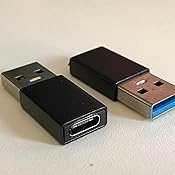 EasyULT USB-C Adaptateur[2-Pièces],Connecteur Type C Femelle vers USB 3.0 Mâle Gen 2 Chargeur ...