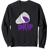 Amazon.com: Codeine Dream Drip Purple Hip Hop Rap Social Media T-Shirt ...