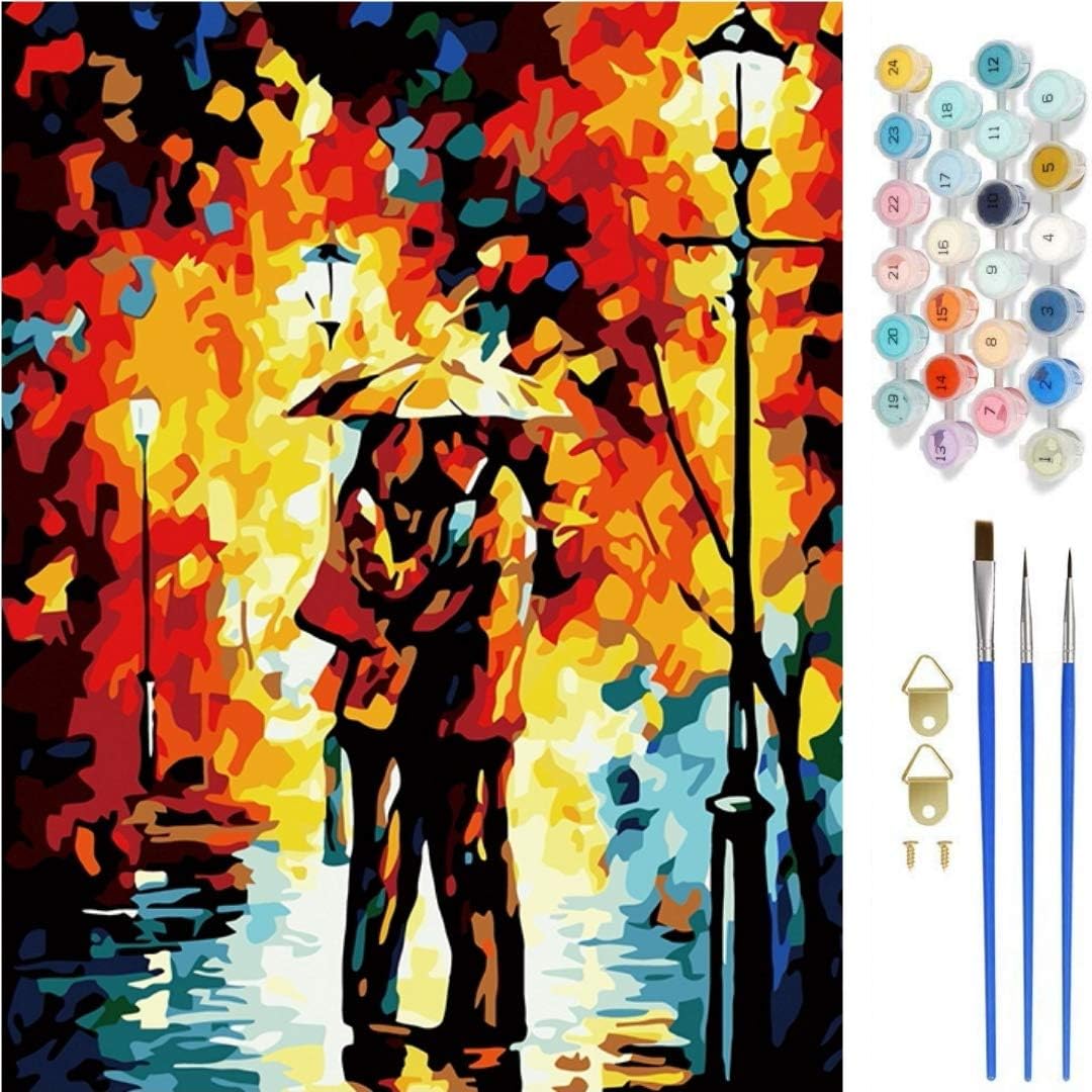 Inkwell Paint by Numbers for Adults, Arts and Crafts Paint by Numbers ...