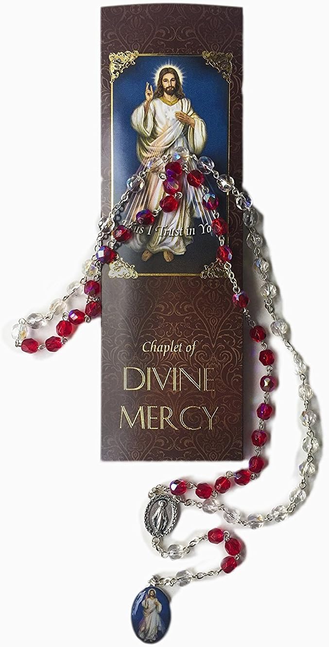 Amazon.com: CB Divine Mercy Chaplet. Includes Prayer Pamphlet and 18" L ...