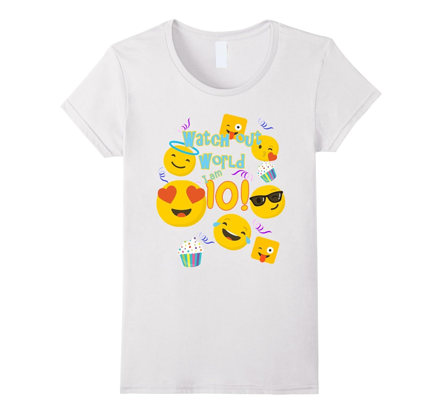 10 Year Old Girl Watch Out World Birthday Shirt