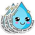 Amazon.com: (3PCS) Hydration Sticker You'll Die Without Me You Idiot ...