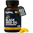 Amazon.com: HOLISTQ Cold Pressed Black Seed Oil Capsules 120 Softgels ...
