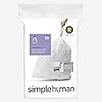 Amazon.com: simplehuman Code R Custom Fit Drawstring Trash Bags, 10 ...