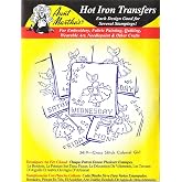 Amazon.com: Colonial Girl Motifs Aunt Martha's Hot Iron Embroidery Transfer