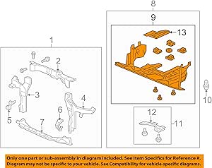 Amazon.com: Genuine Honda 74110-T0A-A00 Engine (Lower) Cover Assembly ...