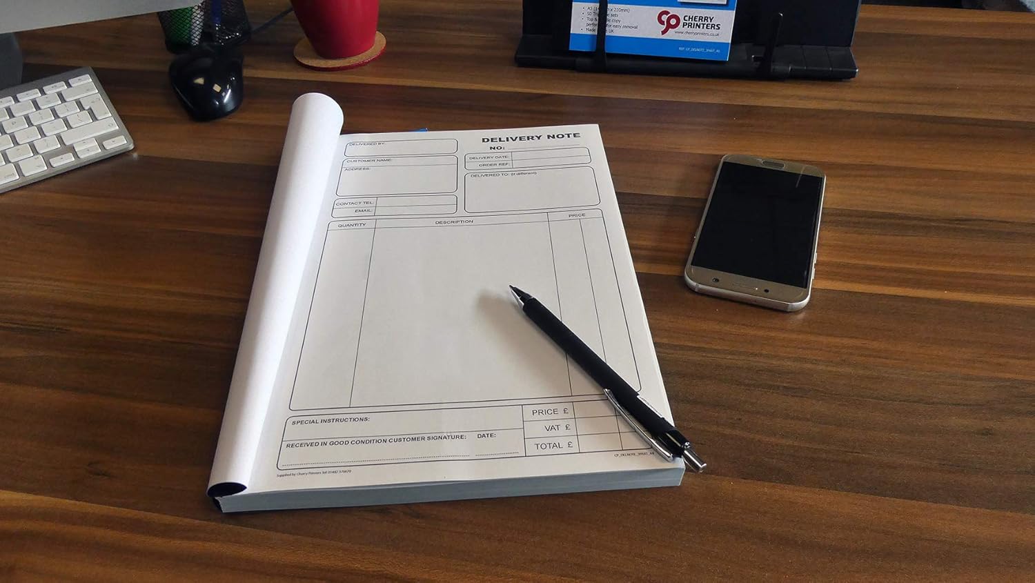 Cherry Carbonless NCR Delivery Note Triplicate Book A4 50 Sets – BigaMart