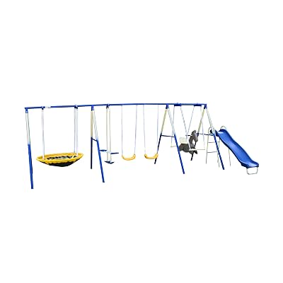 Buy Sportspower Super 8 Fun Metal Swing Set Online at Lowest Price in ...