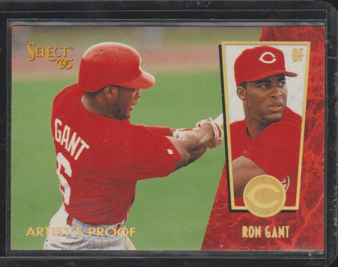 1995 Select Ron Gant Reds Artist Proof Baseball Card #141 at Amazon's ...
