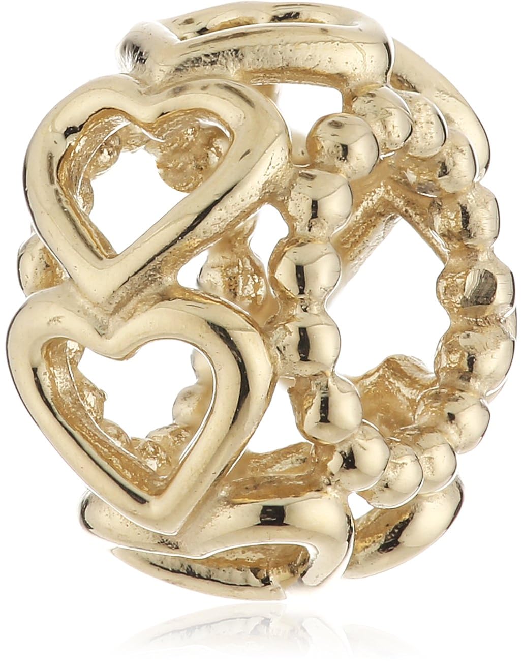 Pandora Women's 14 ct Yellow Gold Charm: Amazon.co.uk: Jewellery