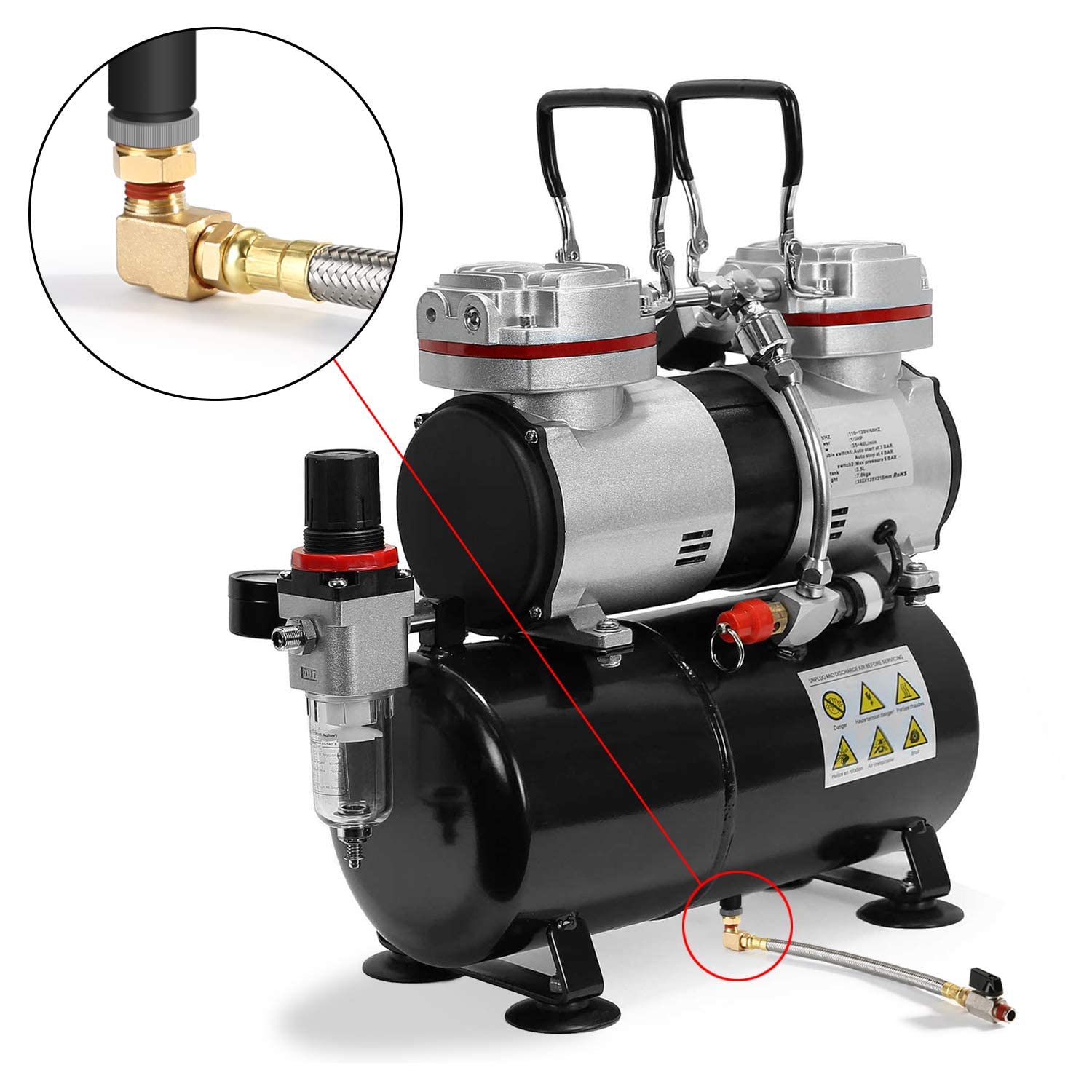 Mua HK Extended Tank Drain Assembly Kit with 10 Inch Braided Steel Hose ...
