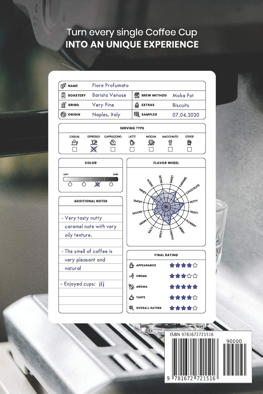 【美品】 Coffee Tasting Journal: The Most Detailed Log Book to Track and ...