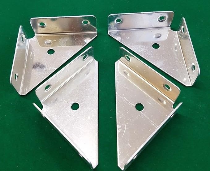 4 x 2.5" Triangle Corner Bracket Brace Shelf support Hanging Plate ...