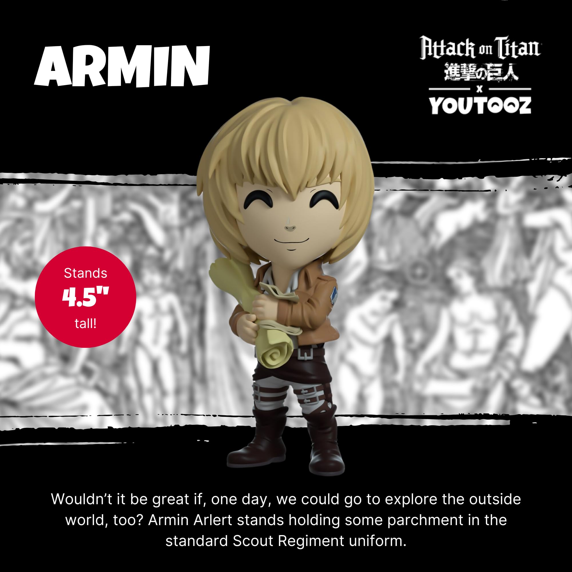 Mua Youtooz Armin Vinyl Figure, 4.5" Armin Anime Figure, Collectible ...