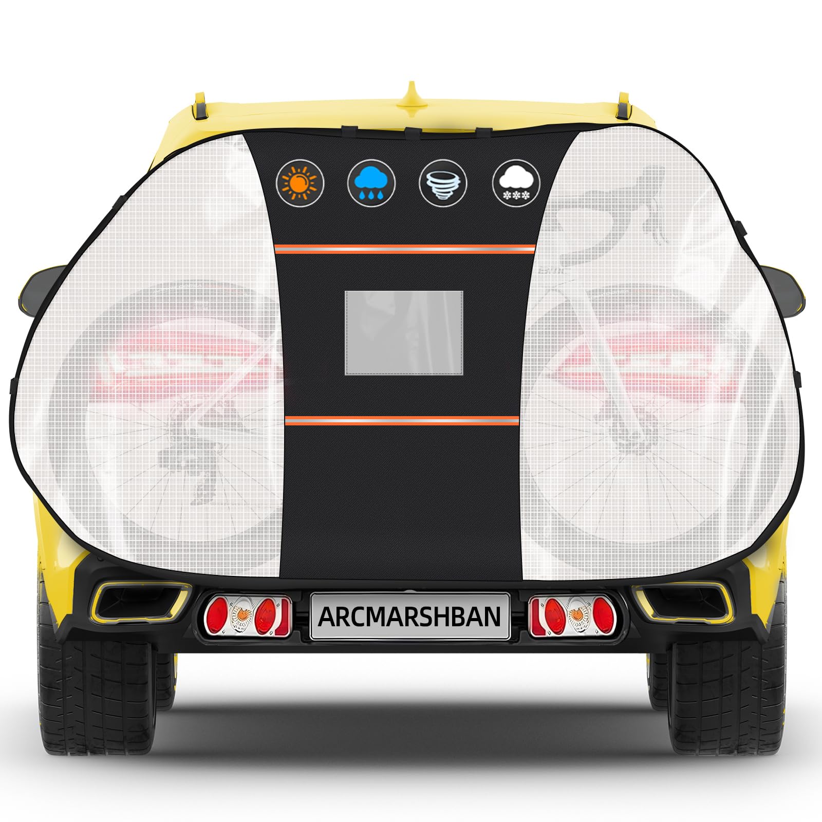 ARCMARSHBAN Bike Cover for Transport on Rack, Bike Cover Waterproof ...