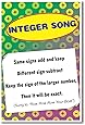 Amazon.com: Integer Song - NEW Classroom Math Poster: Office Products
