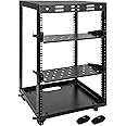 Amazon.com: Eastrexon 15U Open Frame Server Rack, Wall-mountable IT ...
