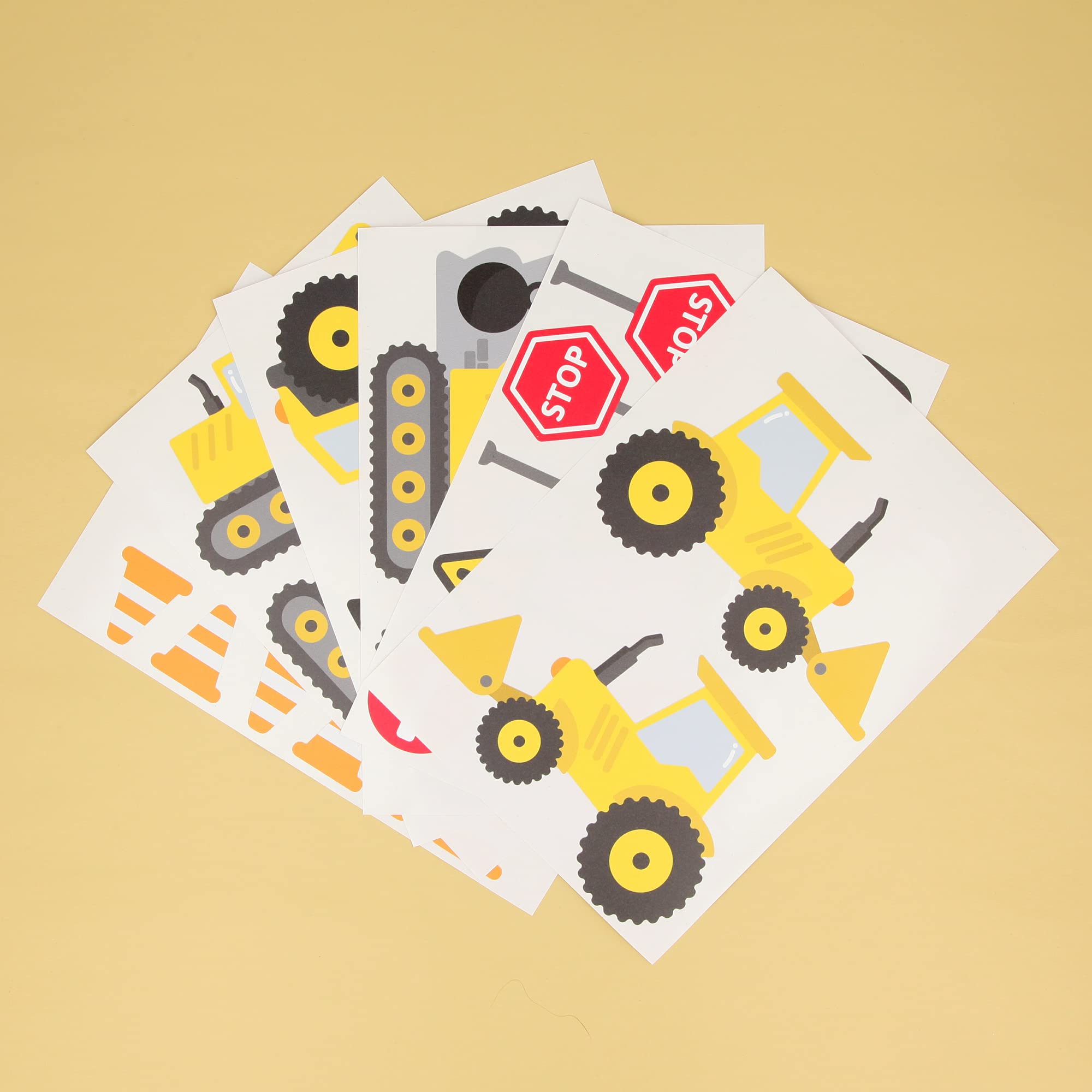 Teddylabels - Heavy Duty Vehicles Decals - Easy-to-Apply & Removable ...