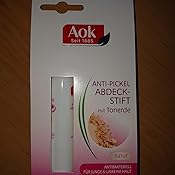 Aok Anti-Pickel Abdeckstift mit Tonerde, Natur, 3er Pack (3 x 1 Stück ...