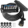 Amazon.com: Agrieyes 7 Pin Trailer Wiring Harness, 8 FT Heavy Duty 7 ...