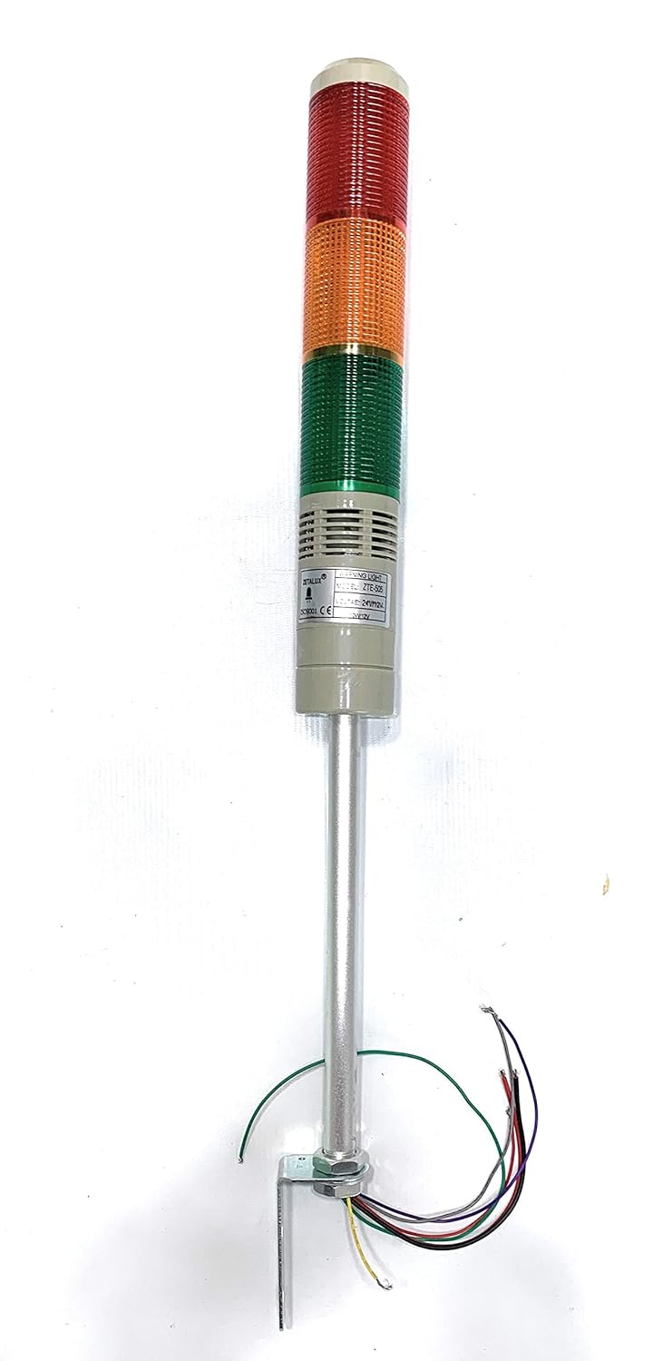 Industrial 3 Layers Signal Warning Tower Light with Buzzer Sound ...