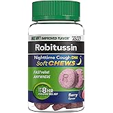 Amazon.com: Robitussin Soft Chews, Long-Acting Cough Relief, Adult ...