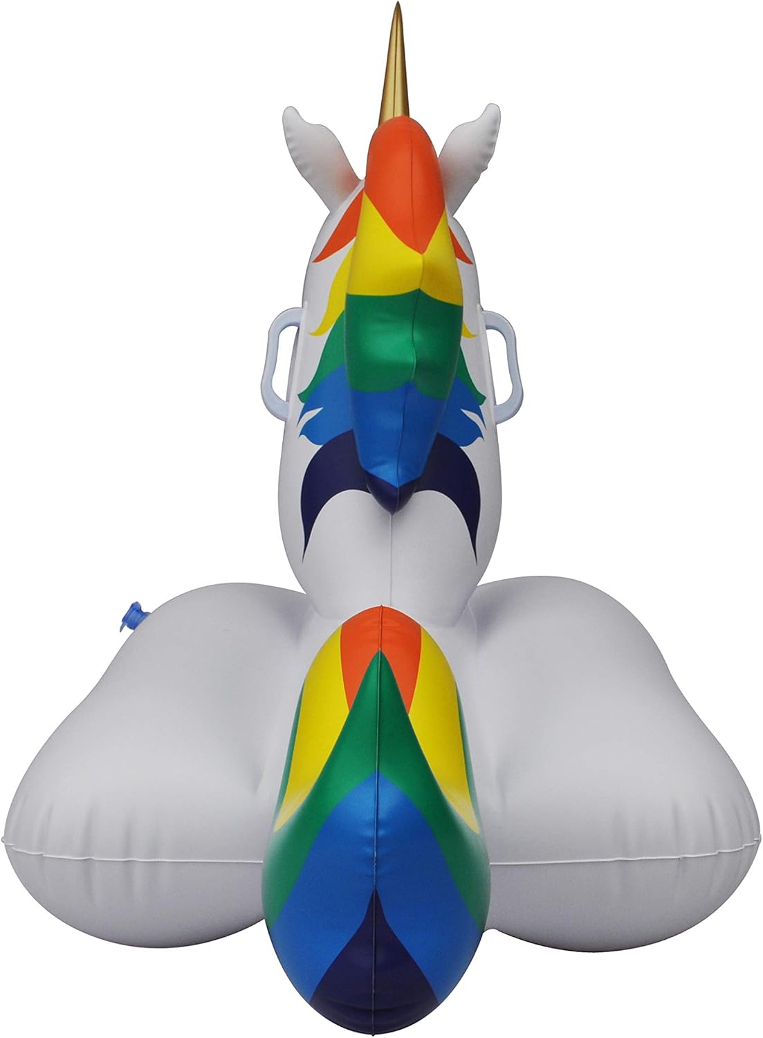 Jet Creations Inflatable Unicorn tube pool floatie ridable blow up summer beach swimming pool ...