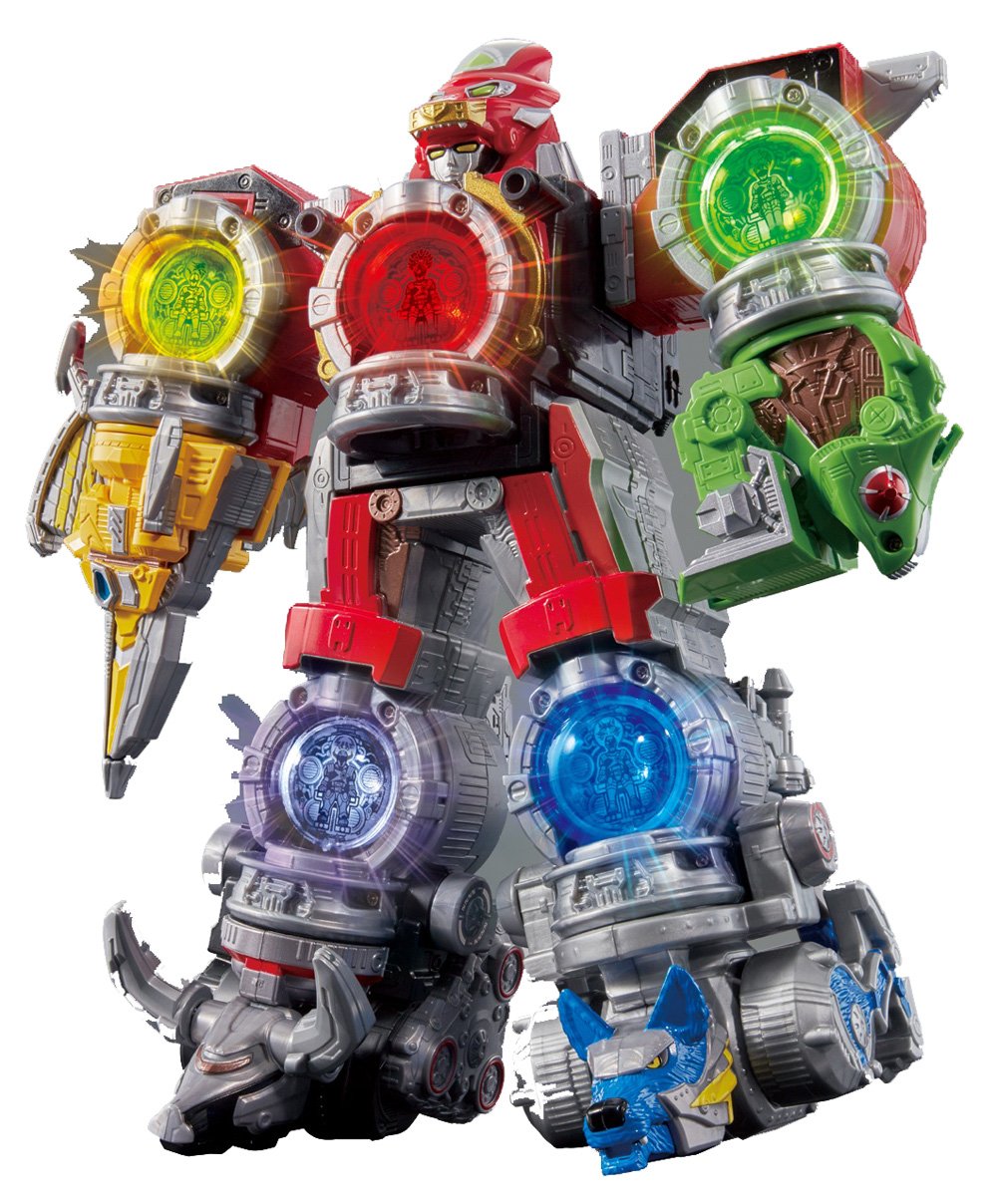 Bandai Uchu Sentai Kyuranger DX Kyurenoh Megazord POWER RANGERS | eBay