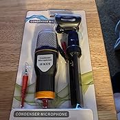 Amazon.com: iUKUS PC Microphone with Mic Stand, Professional 3.5mm Jack ...