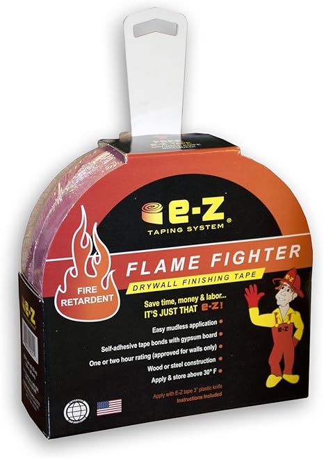 E-Z Taping System 99251 250-Feet x 1.89-Inch Flame Fighter Fire ...