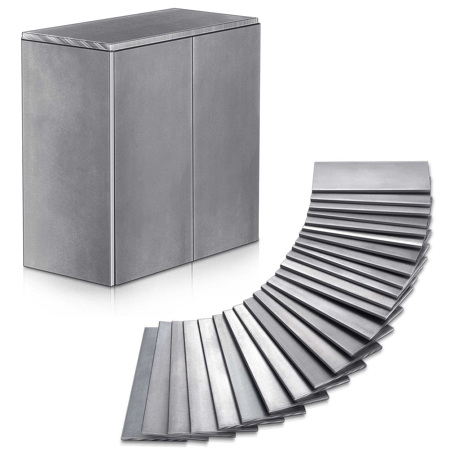 24 Pcs Welding Coupons 2 x 4 Inch Mild Steel Welding Kit 11 Gauge Mild ...