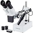 Amazon.com: AmScope SE402XYZ Professional Binocular Stereo Microscope, WF5X/WF10x/WF15X/WF20X ...