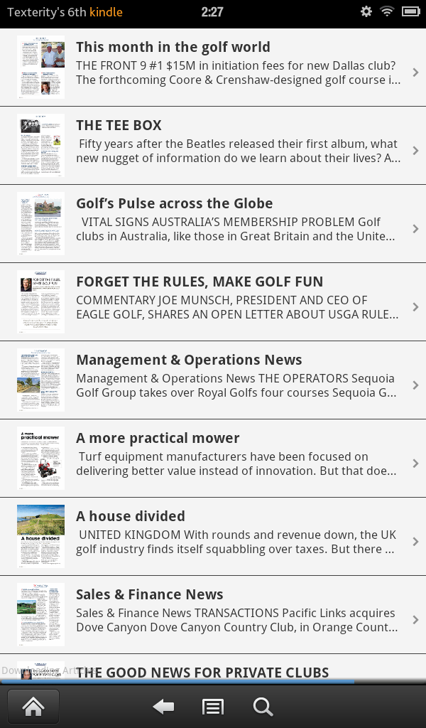 Golf Inc. Magazine:Amazon.com:Appstore for Android
