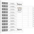 Amazon.com : PAPRMA Shipping Address Labels 1x2-5/8 inch, Printable ...