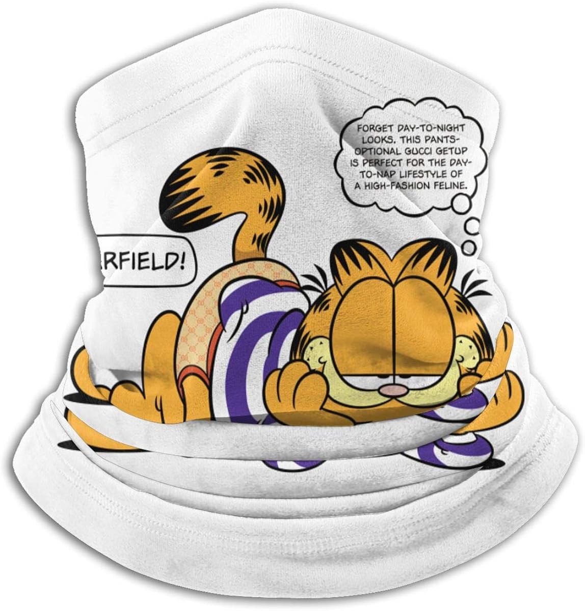 The-Garfield Great Face Cover Scarf Uv Protection Neck Balaclava ...