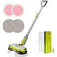 Amazon.com: Cordless Electric Mop, Electric Spin Mop with LED Headlight ...