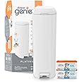 Amazon.com : Diaper Genie Platinum Pail Gift Set, Lily White, Made of Durable Stainless Steel ...