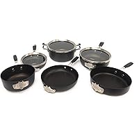 Amazon.com: Select by Calphalon Space Saving Hard Anodized Nonstick ...