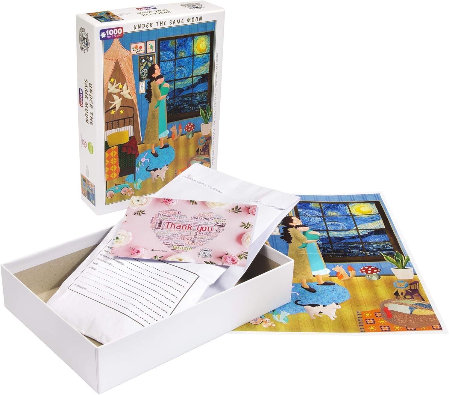 Captainalbatross Puzzles 1000 Piece for Adults Under The Same Moon ...